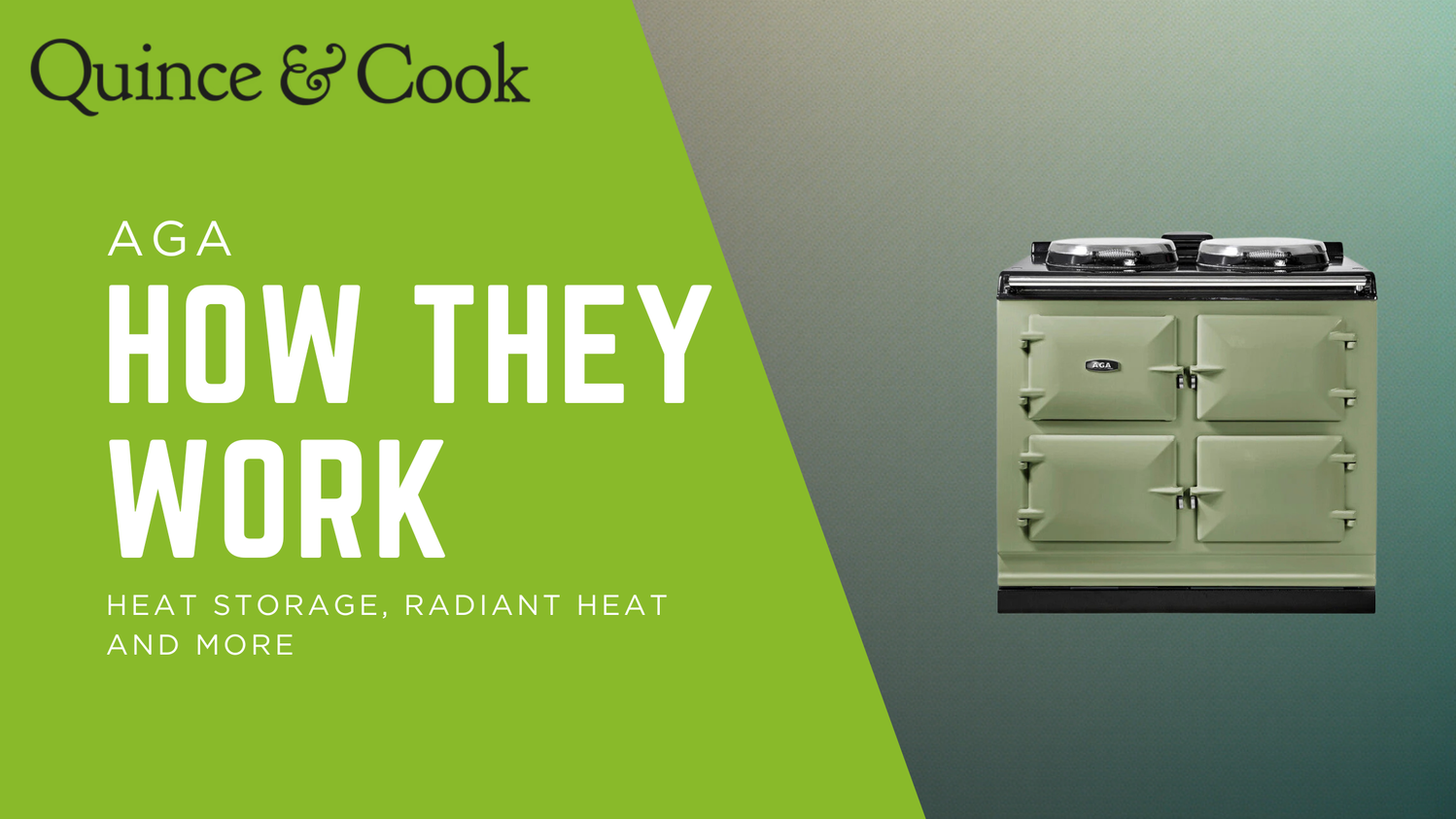 How an AGA Cooker Works: Heat Storage, Radiant Heat and More – Quince ...
