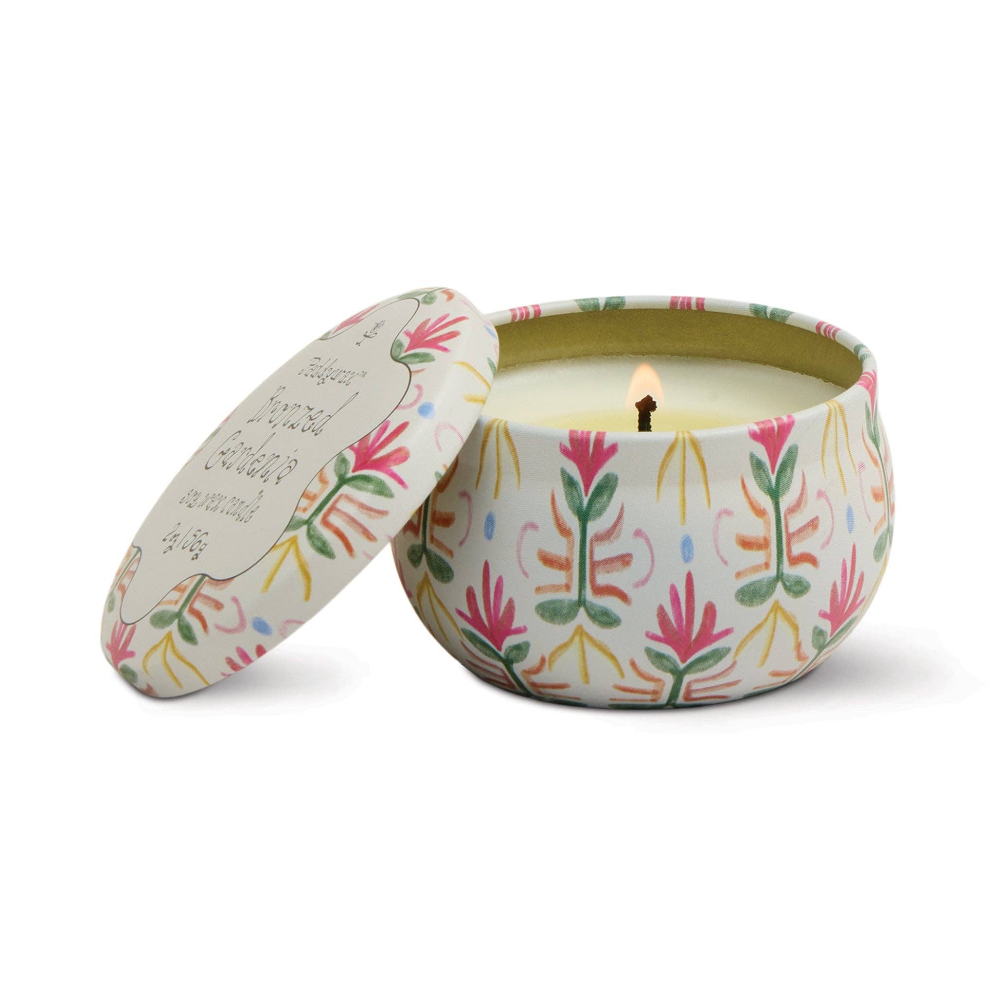 Tulip Tin Candle - Bronzed Gardenia – Quince & Cook