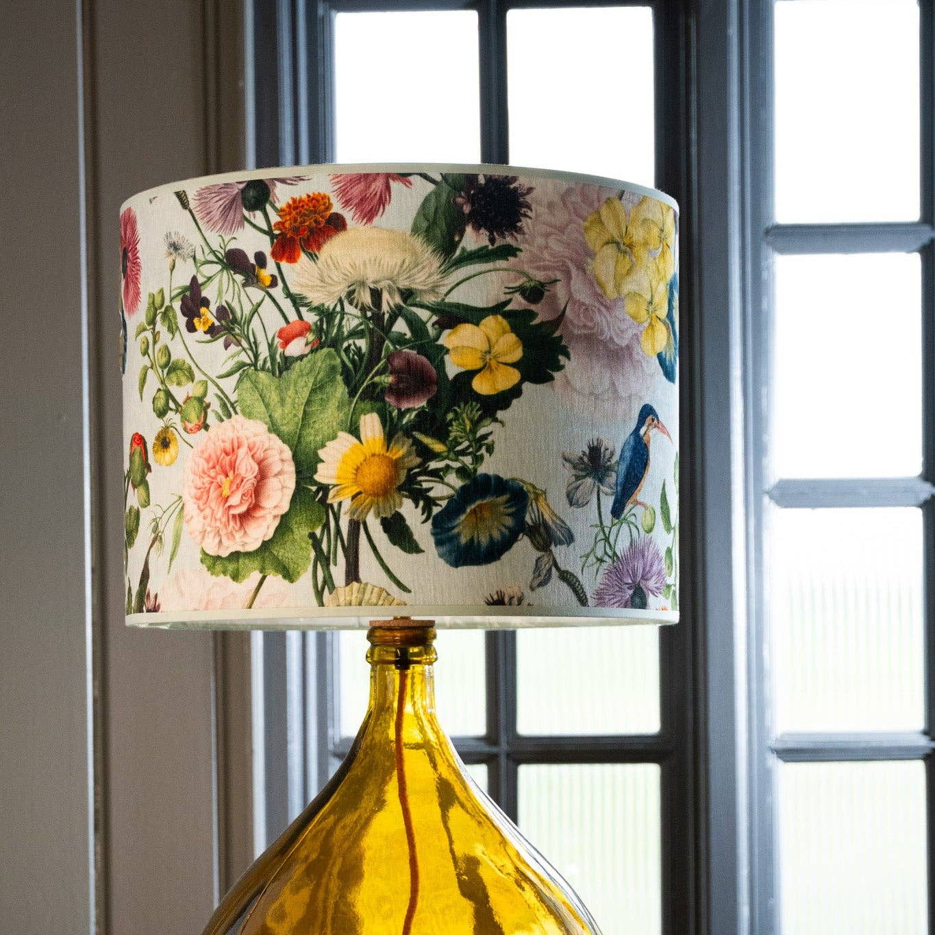 Pale Hortus Velvet Lamp Shade - 18 Inch Drum – Quince & Cook