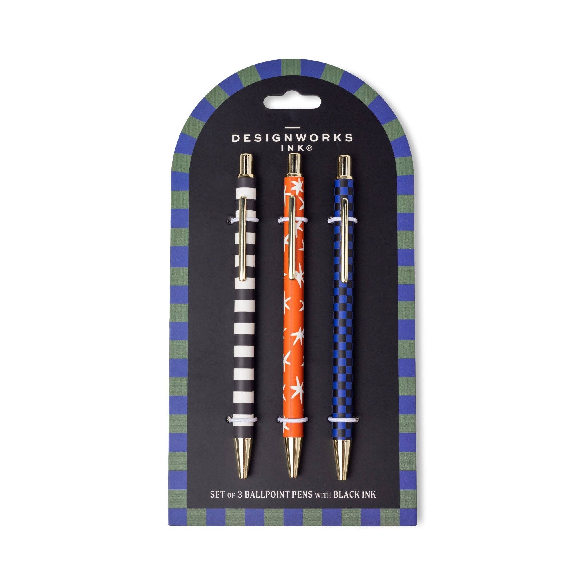 A Dopo 3 Pen Set - Stripe, Star, Check – Quince & Cook
