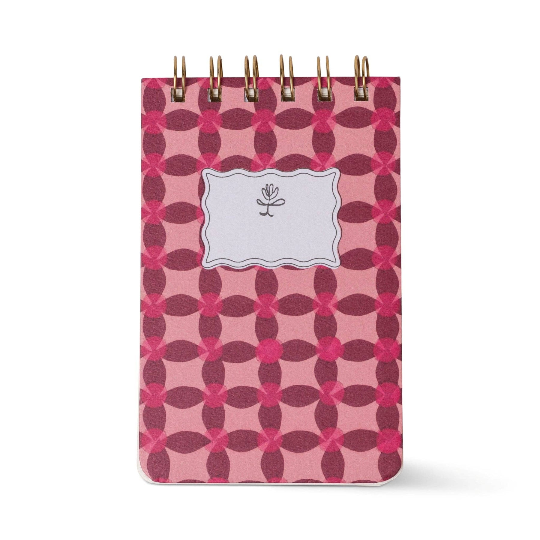 Pinwheel Pink Twin Wire Notepad – Quince & Cook