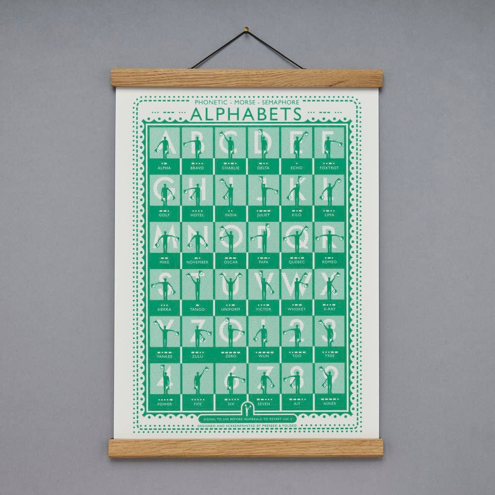 Semaphore Screen Print | Art & Decor | Quince & Cook