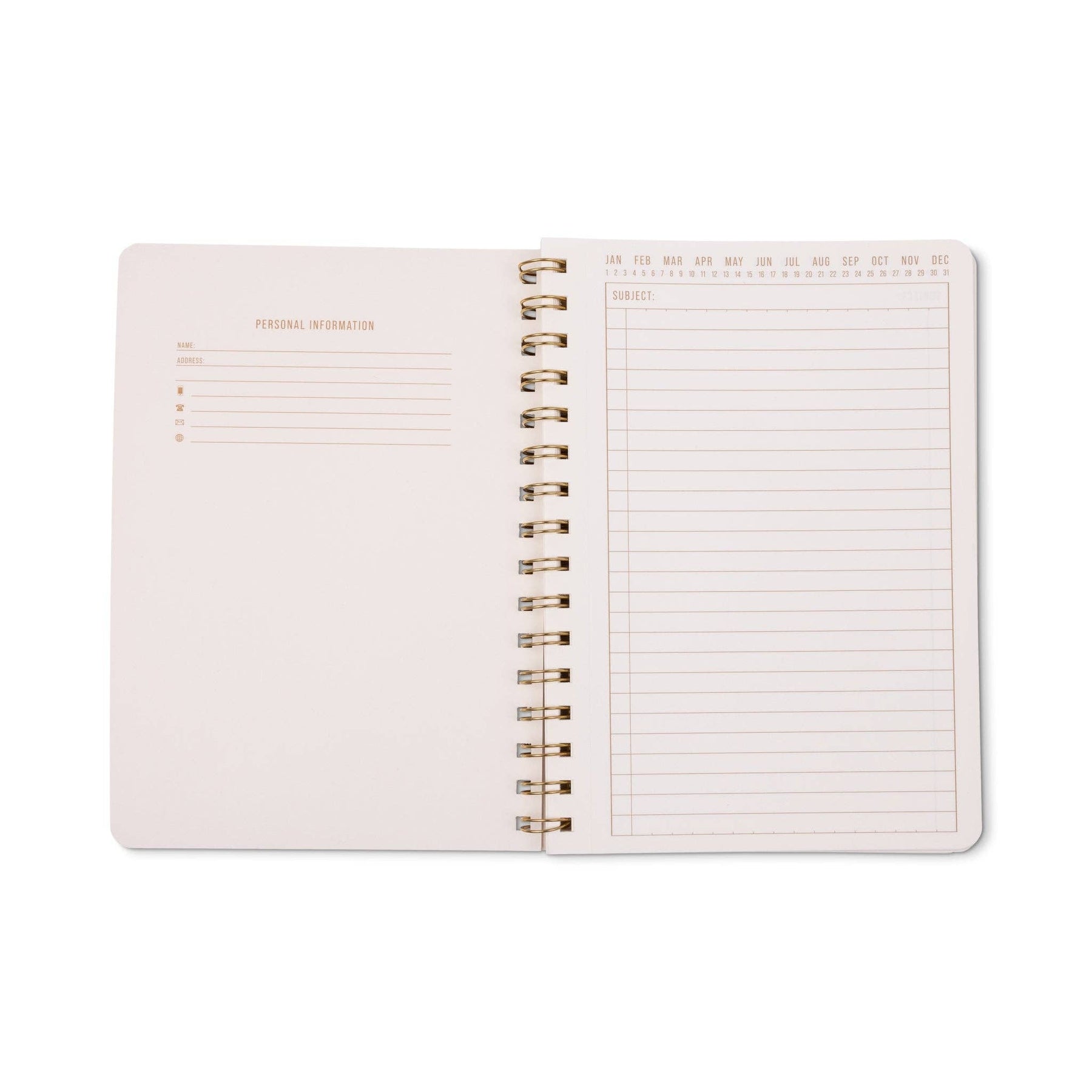 Pinwheel Pink A5 Twin Wire Notebook – Quince & Cook