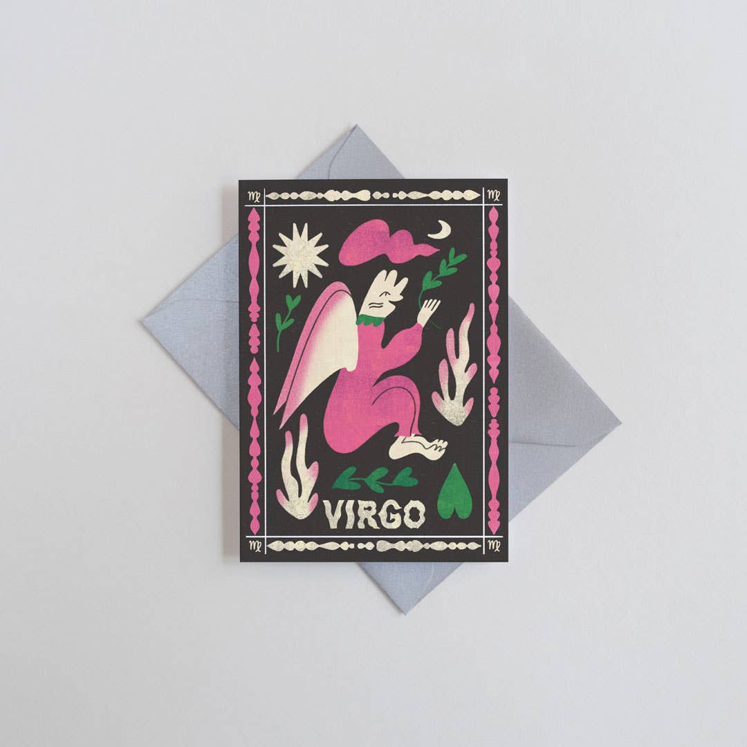 Virgo Mini Greetings Card | Cards & Wrap | Quince & Cook