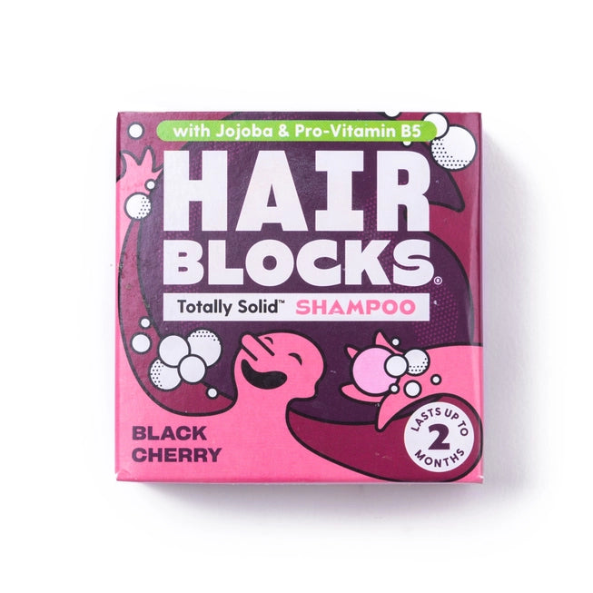 Hair Blocks Solid Shampoo: Black Cherry | Vegan, Natural Skincare ...