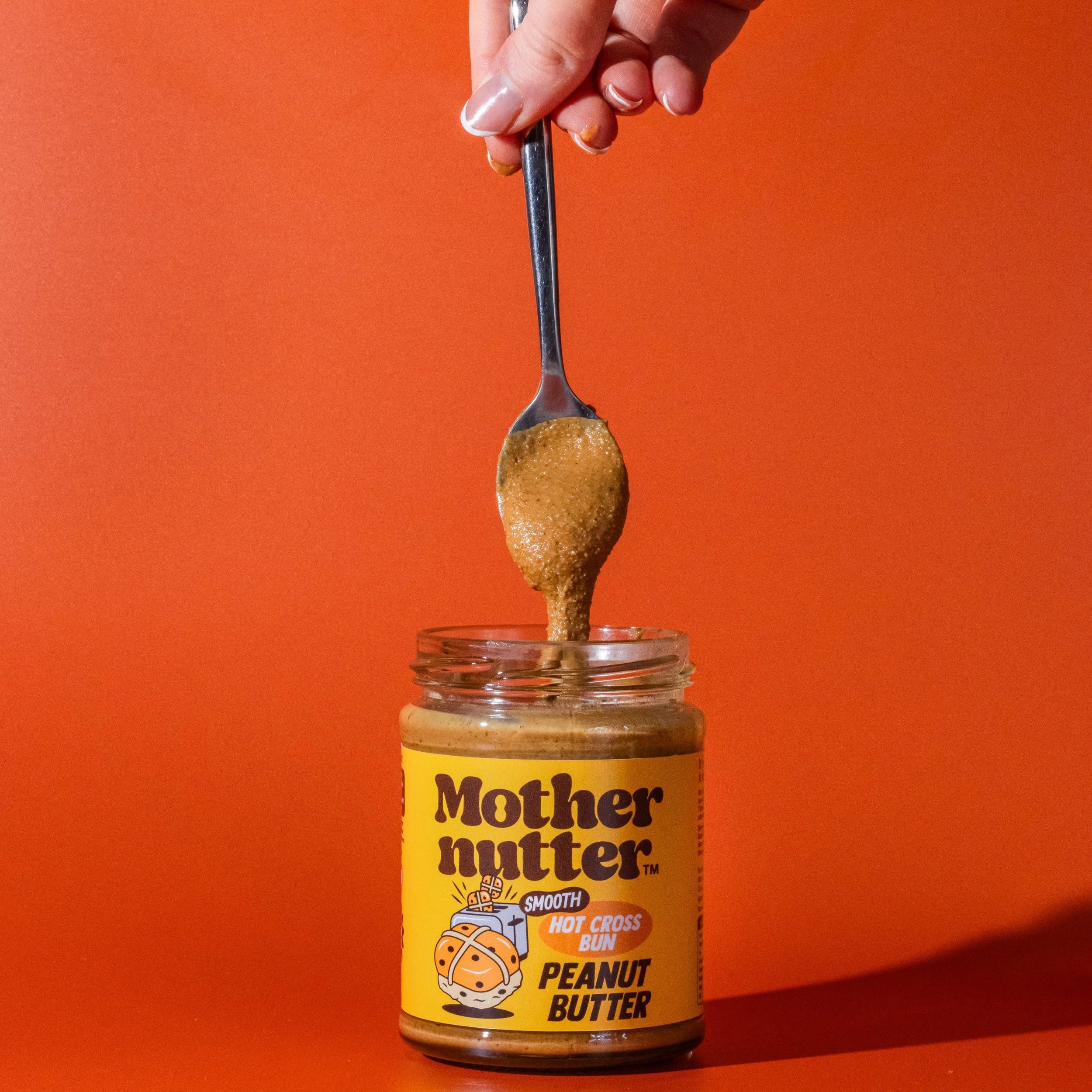 Mothernutter Hot Cross Bun Smooth Peanut Butter | Jams & Spreads ...