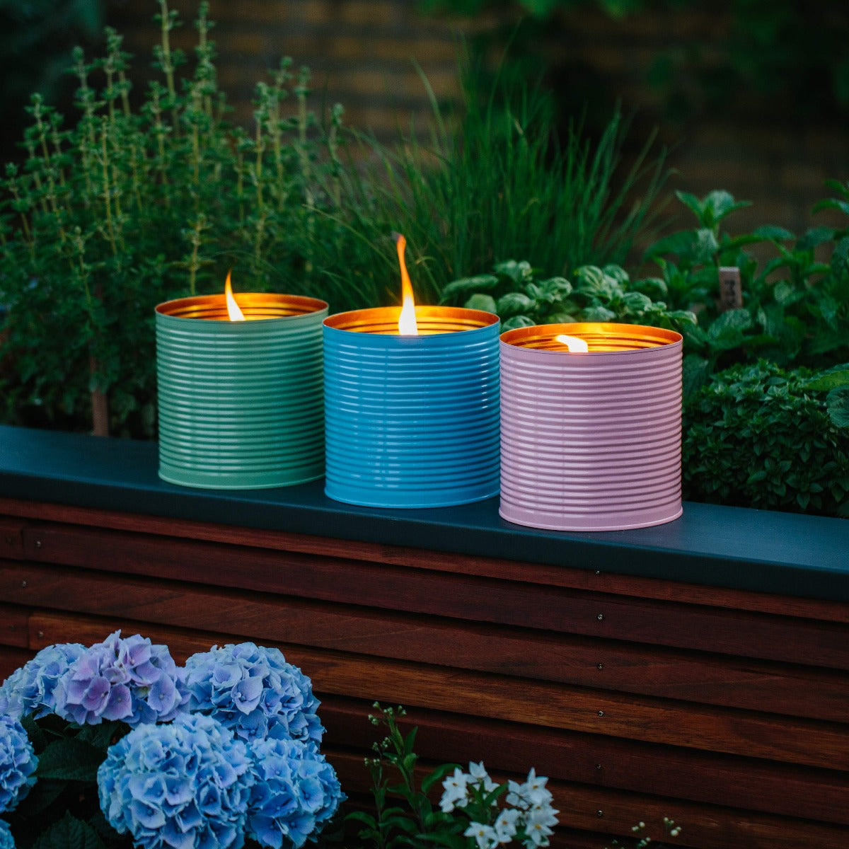 Outdoor Christmas Candles Festive Wooden Snowflake Candle Bridge