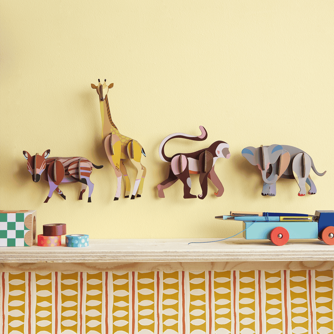 Studio Roof Monkey 3D Model Kit | Craft and Teen Gifts | Quince & Cook