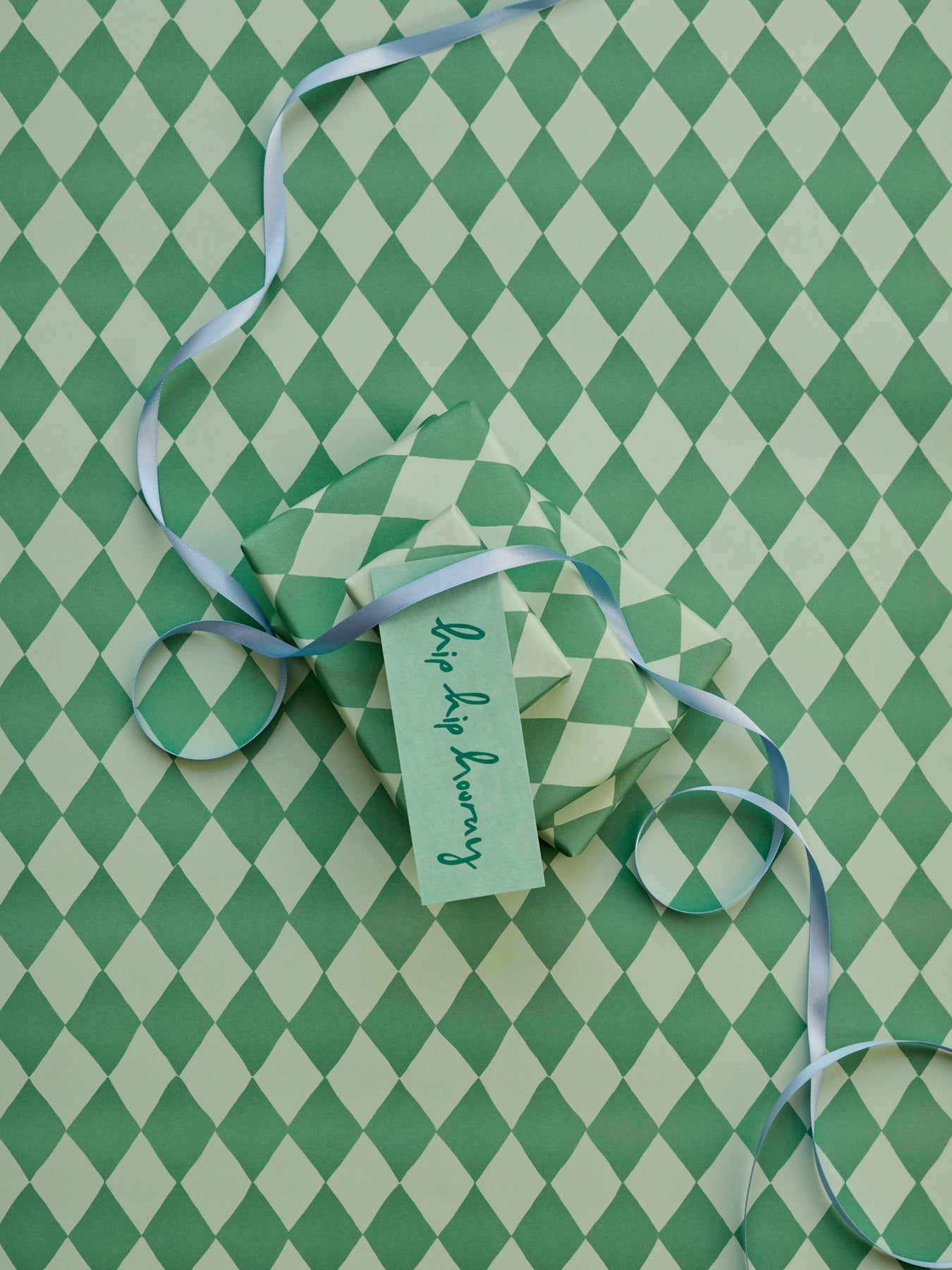 Diamond Gift Wrapping Paper in Green – Quince & Cook
