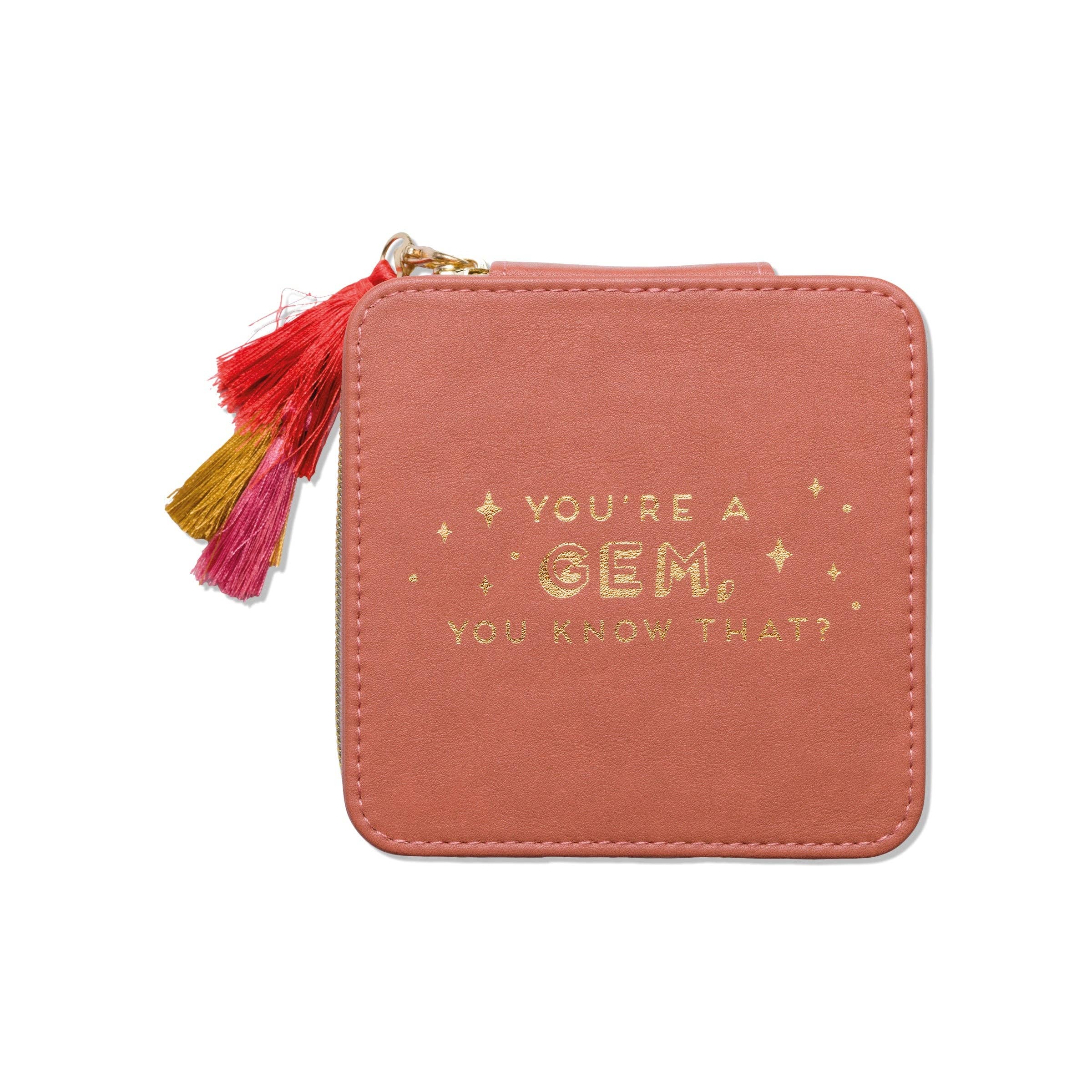 Jewellery Case in Terracotta - You're A Gem – Quince & Cook