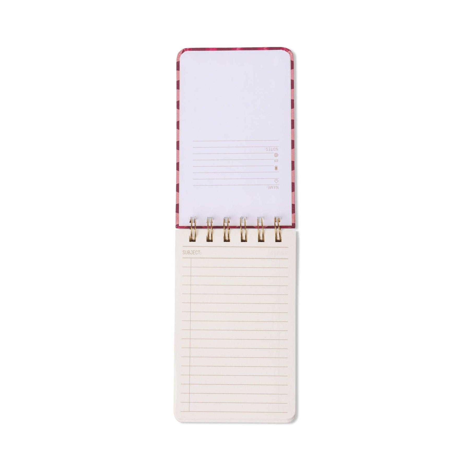 Pinwheel Pink Twin Wire Notepad – Quince & Cook