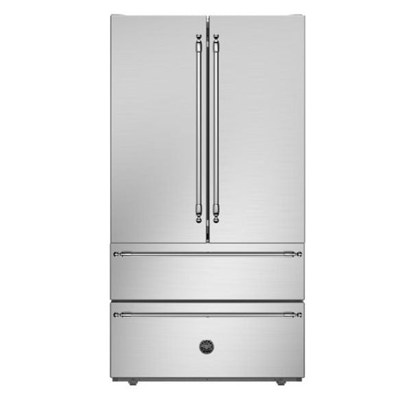 Bertazzoni Heritage Series - 90 cm Freestanding French Door Fridge Fre ...