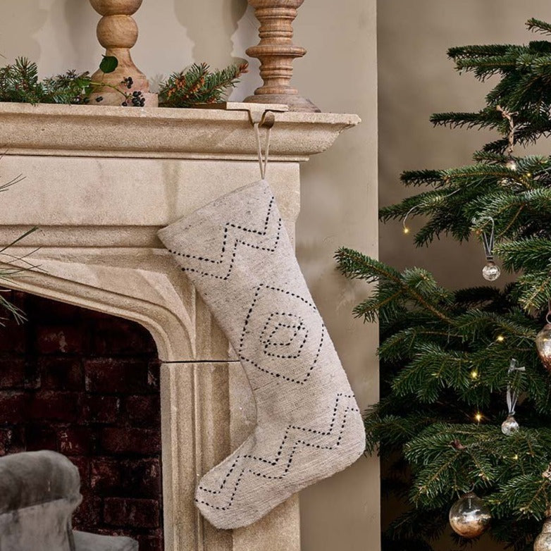 Nkuku Sirohi Christmas Stocking - Two Designs | Children's and Baby ...